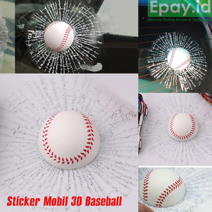 Jual Stiker Bola Baseball 3D Kaca Mobil | Shopee Indonesia