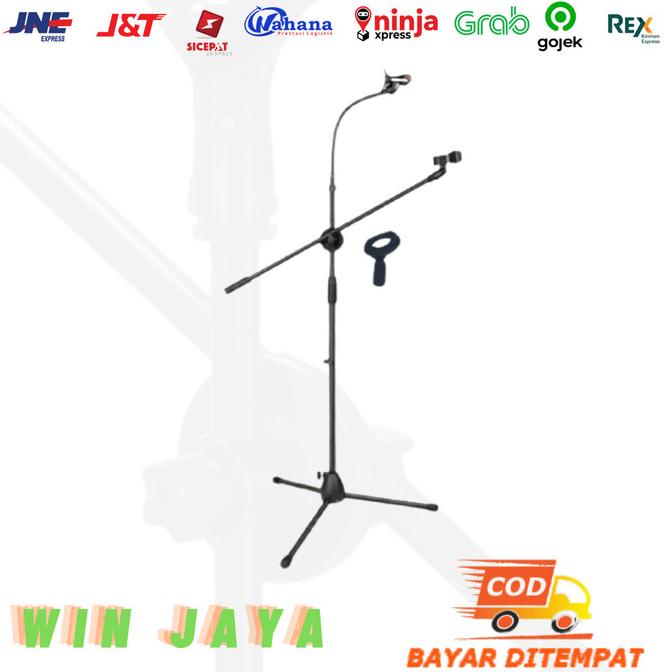 Jual STAND MICROPHONE PLUS HOLDER HP STAND MIC BERDIRI | Shopee Indonesia