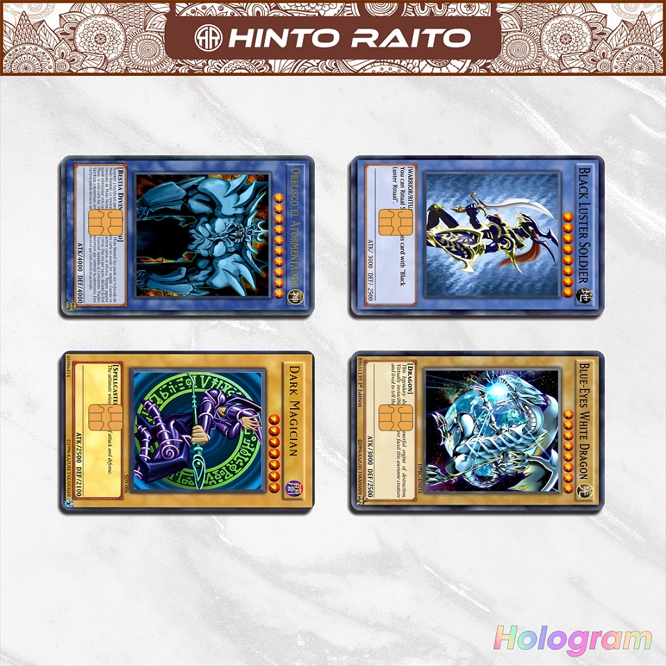 Jual Stiker Kartu ATM Yu Gi Oh Spesial Hologram - Emoney Flazz Stiker ...
