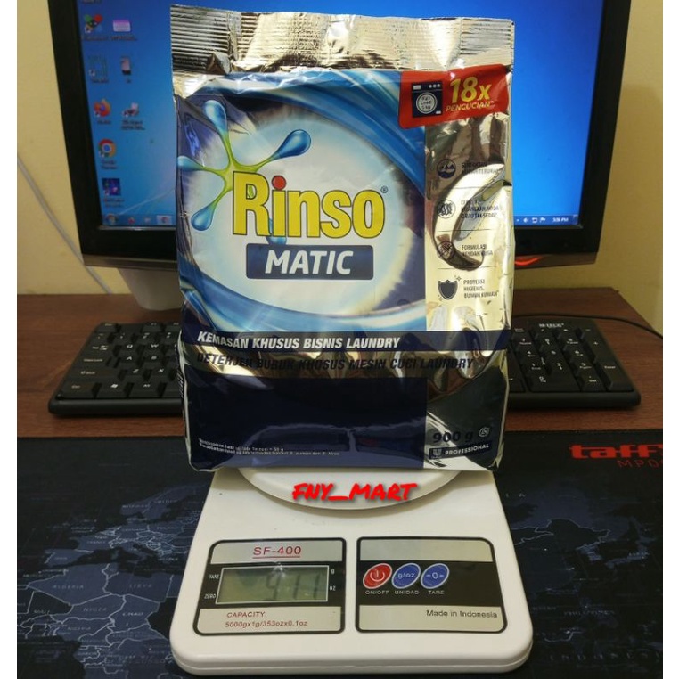 Jual Rinso Matic Detergen Bubuk 900gr / Rinso Matic Professional 900g ...