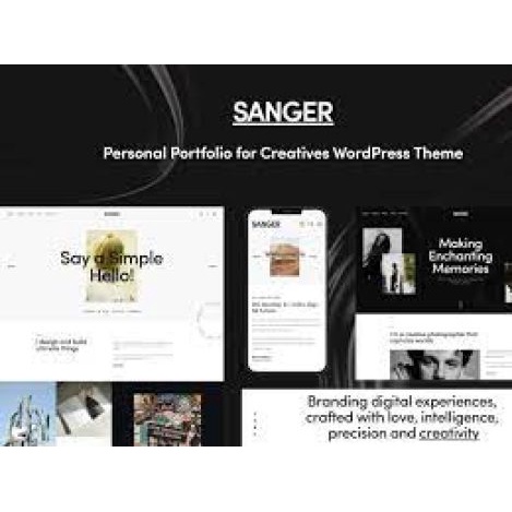 Jual SANGER – PERSONAL PORTFOLIO FOR CREATIVES WORDPRESS THEME - Versi Update - No Crack - No ...