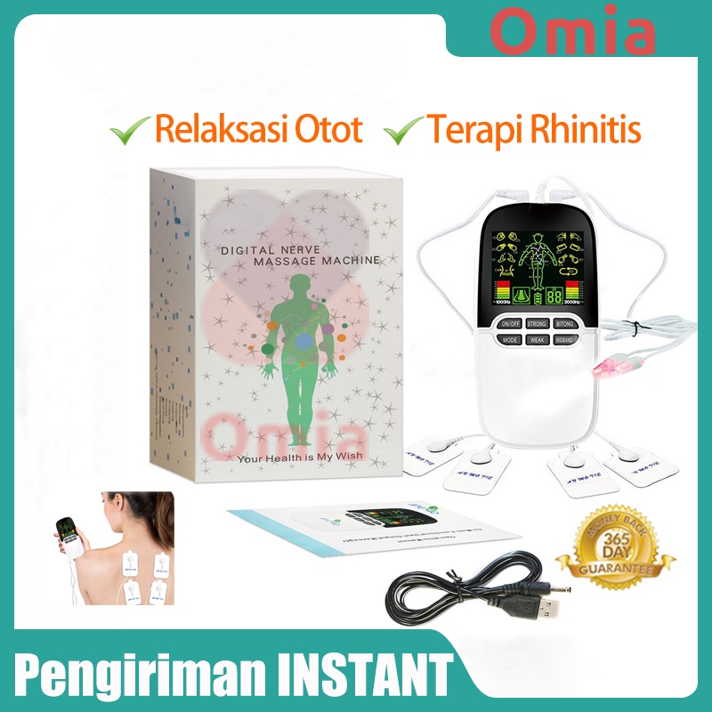 Jual Omia Tens Alat Pijat Digital untuk Relaksasi Otot Electrode ...