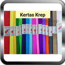 Jual Kertas Krep / Kertas Crepe / Crepe Paper (Per Lembar) | Shopee ...