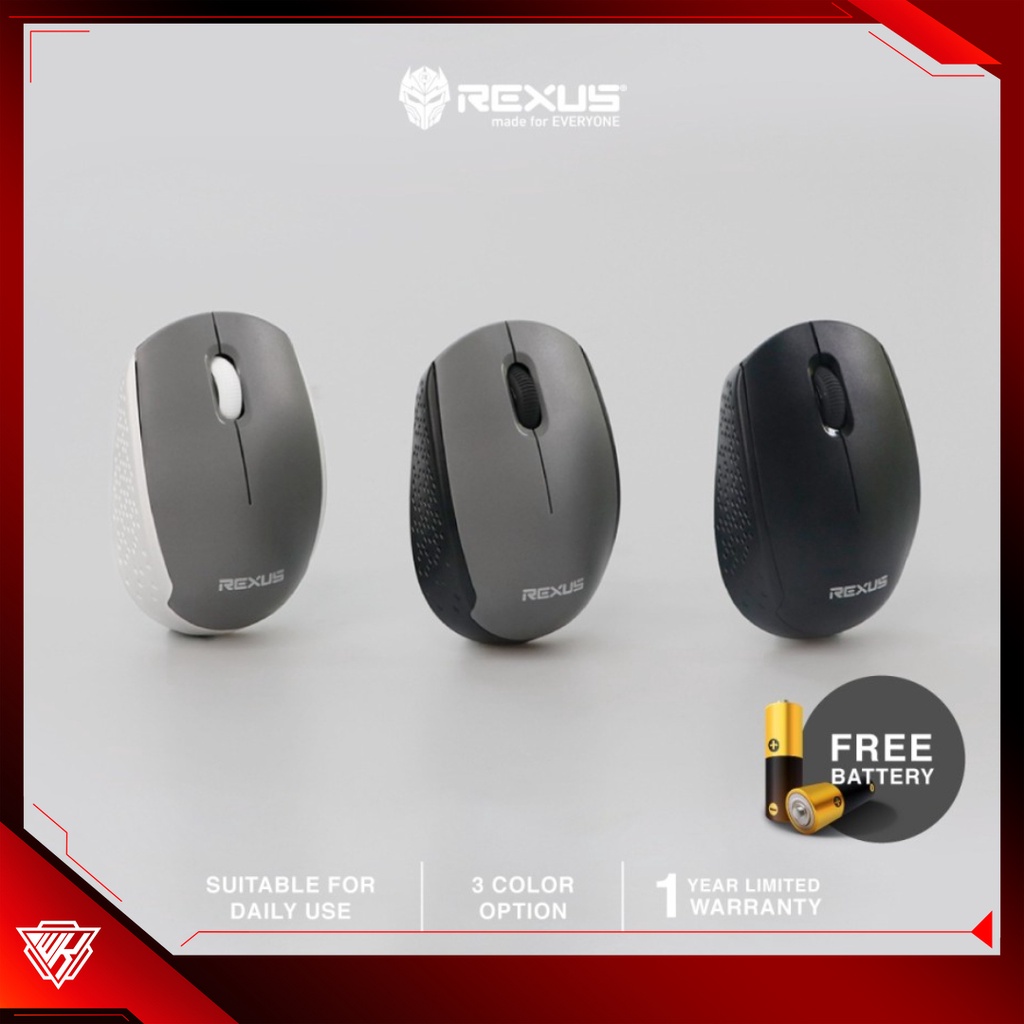 Jual Rexus Mouse Wireless Office Q30 Silent Click | Shopee Indonesia