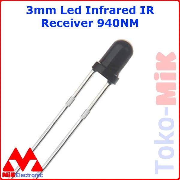 Jual 3MM 3 MM LED INFRARED IR RECEIVER 940NM PHOTODIODE PHOTOTRANSISTOR ...
