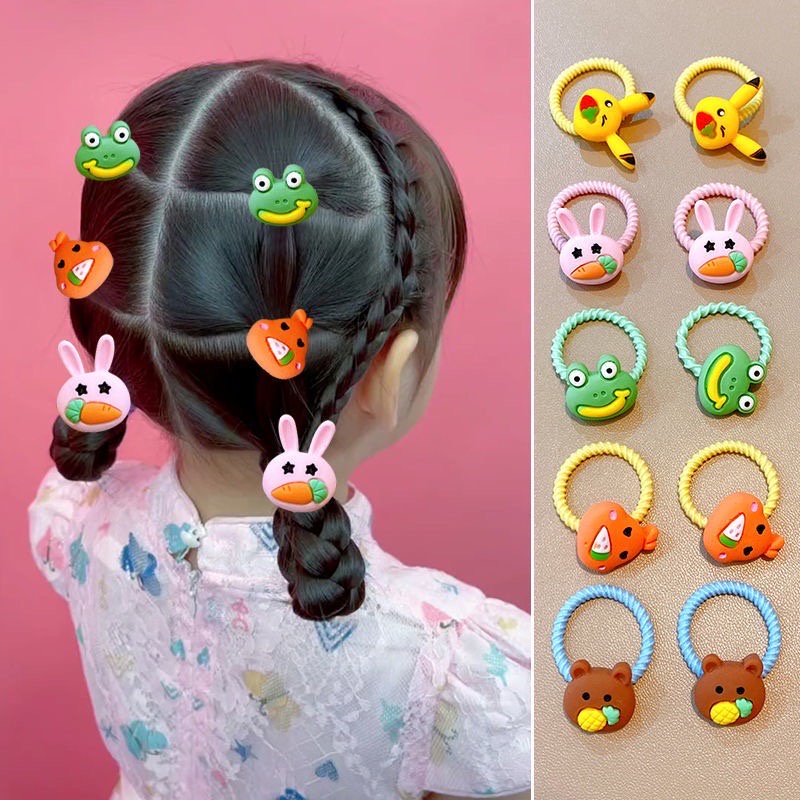 Jual FA - 10 PCS / SET IKAT RAMBUT KOREA ANAK 10 PCS / K201 / IKAT ...