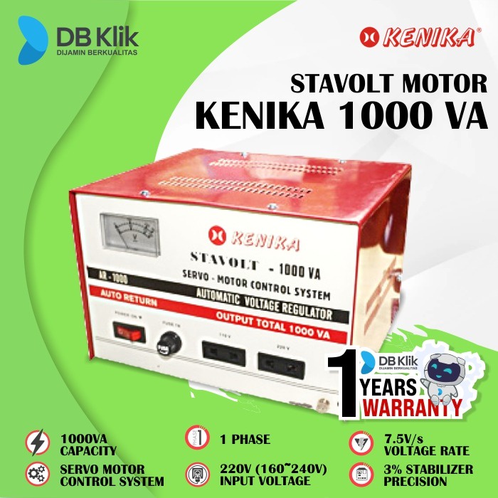 Jual Stavolt Motor KENIKA 1000 VA - Stavolt KENIKA 1000 VA Motor ...
