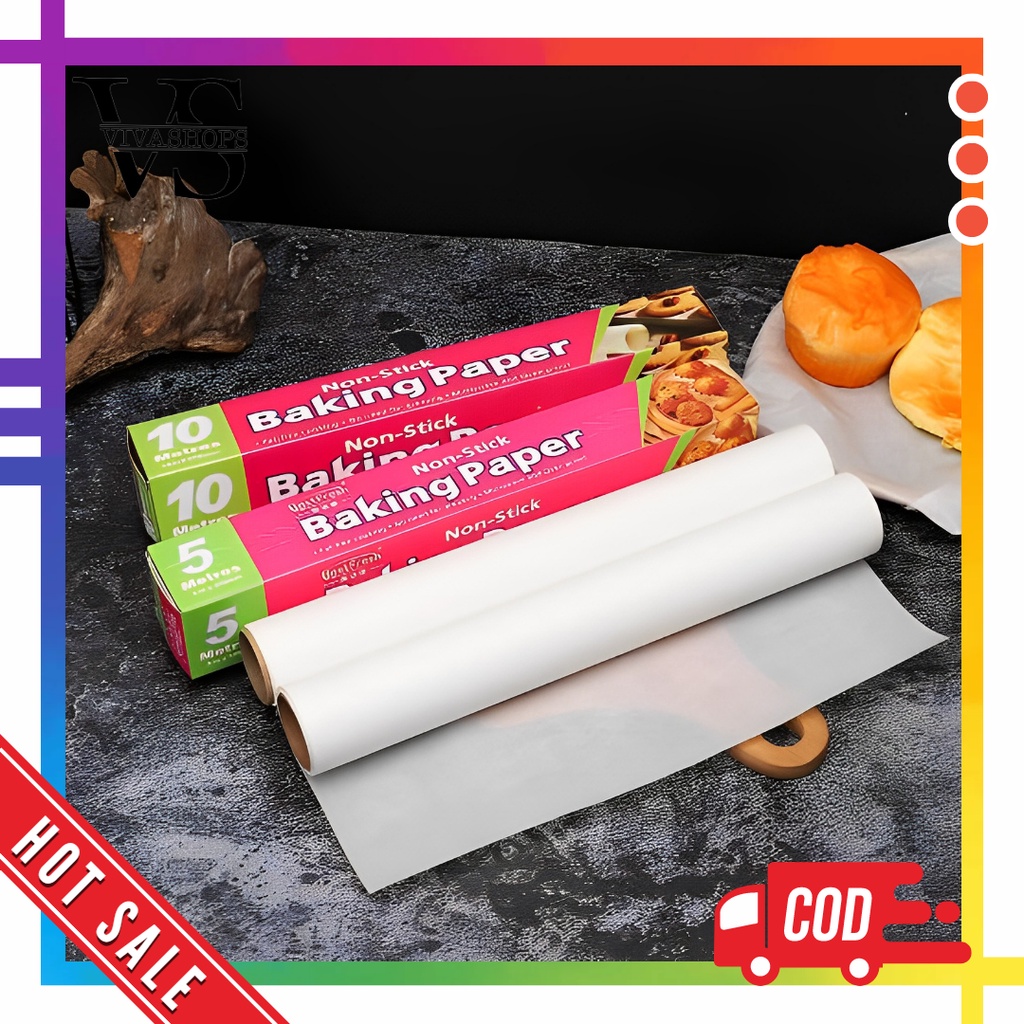 Jual Baking Paper Kertas Minyak Baking Kertas Roti Alas Roti Oil Paper ...