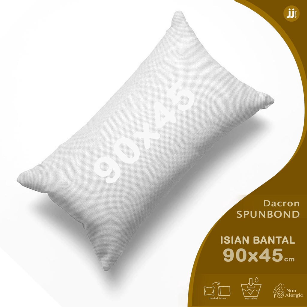 Jual ISI BANTAL PANJANG CINTA SPUNBOND POLOS PUTIH 90x45 CM | Shopee ...