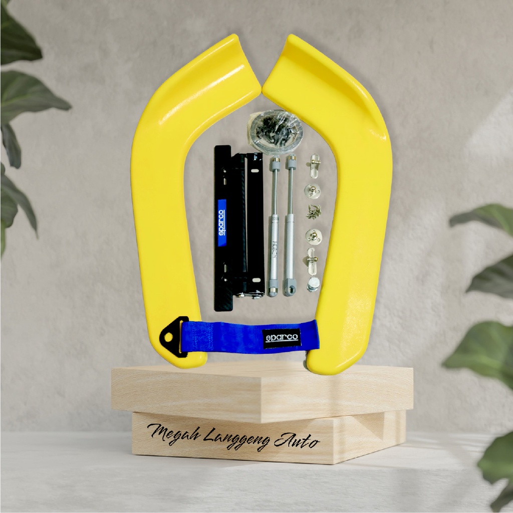 Jual winglet mobil LED menyala Winglet Mobil Bumper Difuser Universal ...