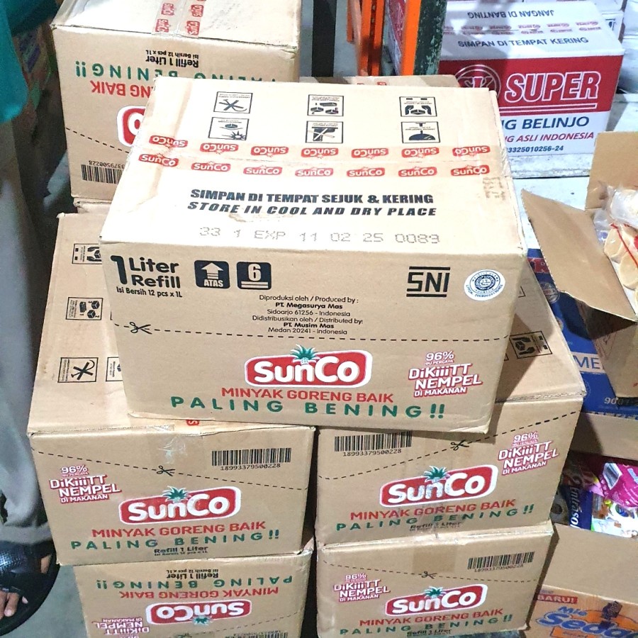 Jual ED 08.2026 - CTN 12*1LTR - SUNCO MINYAK GORENG 1 LITER 1 LT ( ISI ...