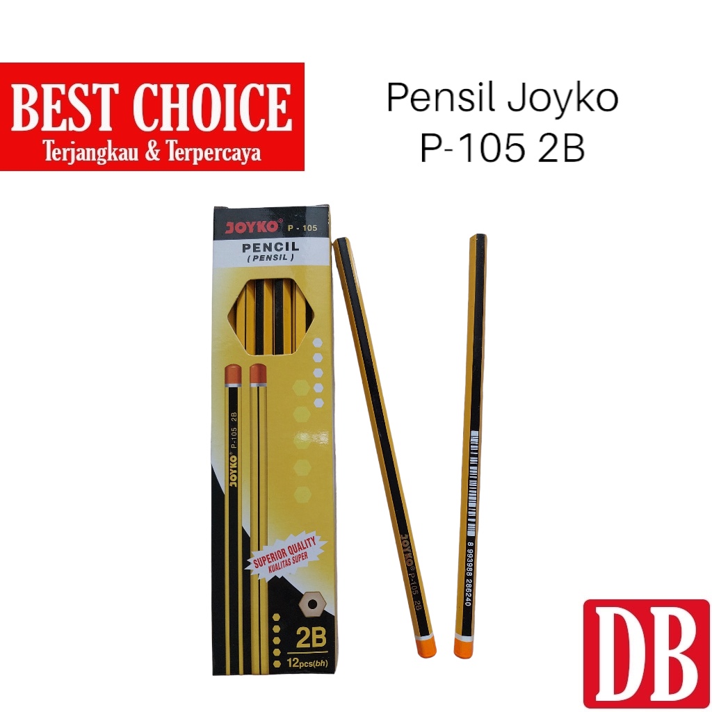 Jual Pensil 2b Pensil Tulis Joyko P 105 2b 12pcs Shopee Indonesia
