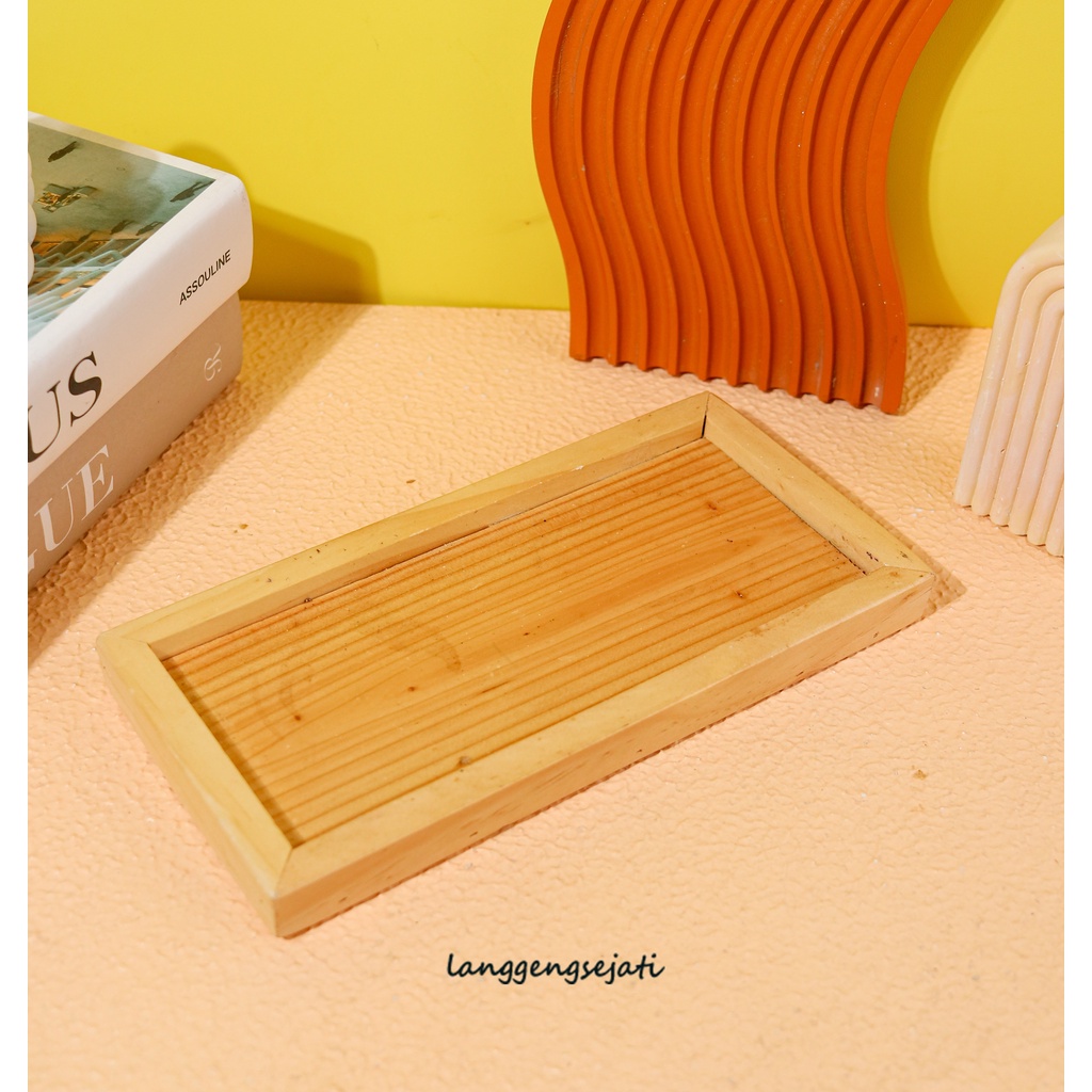 Jual ALAS KAYU AESTHETIC TATAKAN GELAS KAYU ALAS VAS PAJANGAN WOODEN ...