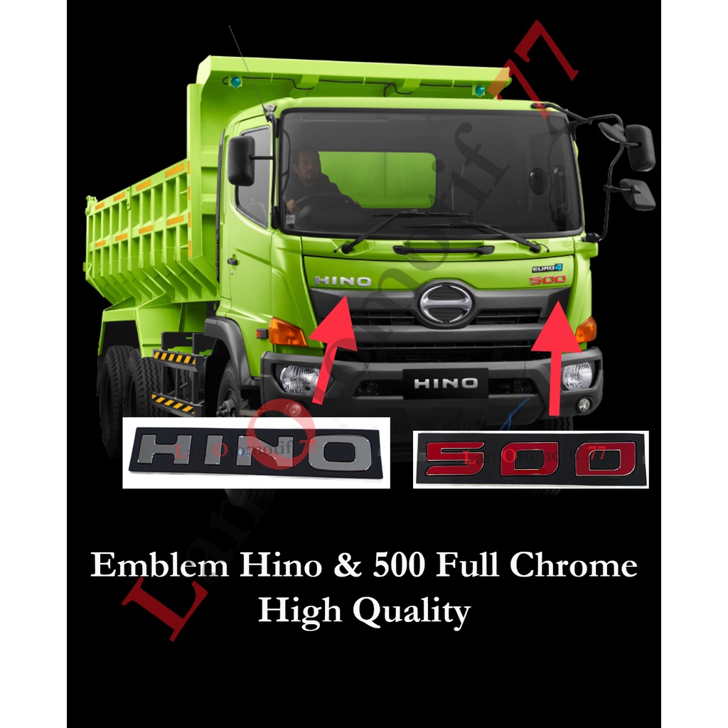 Jual Emblem Logo Mobil Truck Hino 500 | Shopee Indonesia