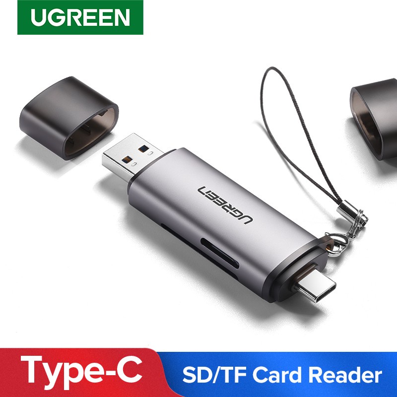 Jual UGREEN Card Reader 2in1 USB-C/USB-A OTG - CM185 PN 50706 | Shopee ...