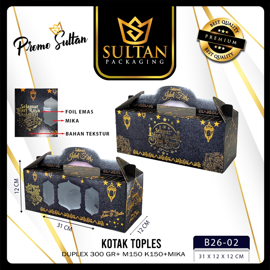 Jual Dus Hampers Idul Fitri - Dus Toples 500 gram - Kotak Kue Kering ...