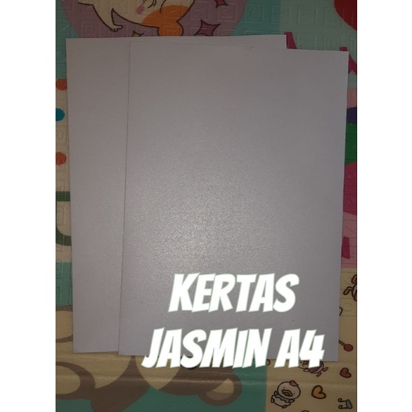 Jual Jasmine Putih Glitter 160gsm A4/ Kertas Jasmine Paper Flower ...