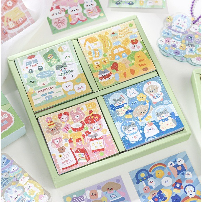 Jual Stiker 2D Tempel Lucu 1 Pak Isi 25 Lembar Anti Air Planner ...