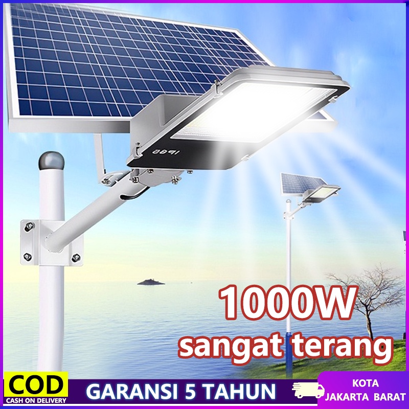 Jual 500W lampu jalan tenaga matahari garansi 5 tahun Solar Cell lar ...