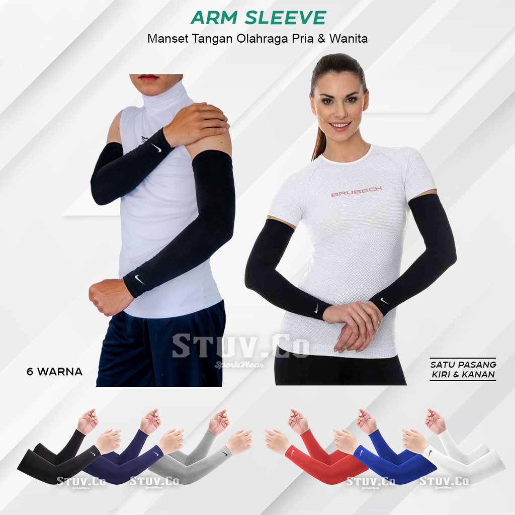 Jual MANSET TANGAN HANDSOCK NON THUMBHOLE ARM SLEEVE PELINDUNG TANGAN ...