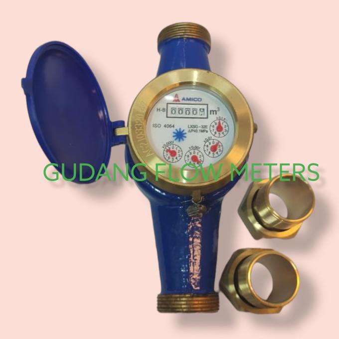Jual Flow Meter Amico 1 1/4" Type Lxsg-32Mm | Water Meter Air Bersih ...