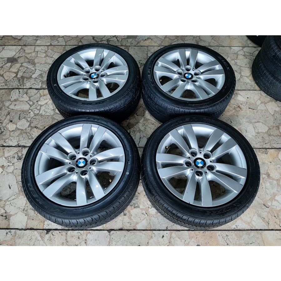 Jual VELG COPOTAN MOBIL BMW R17X8 5X120 SILVER + FALKEN 225 45 R17 ...
