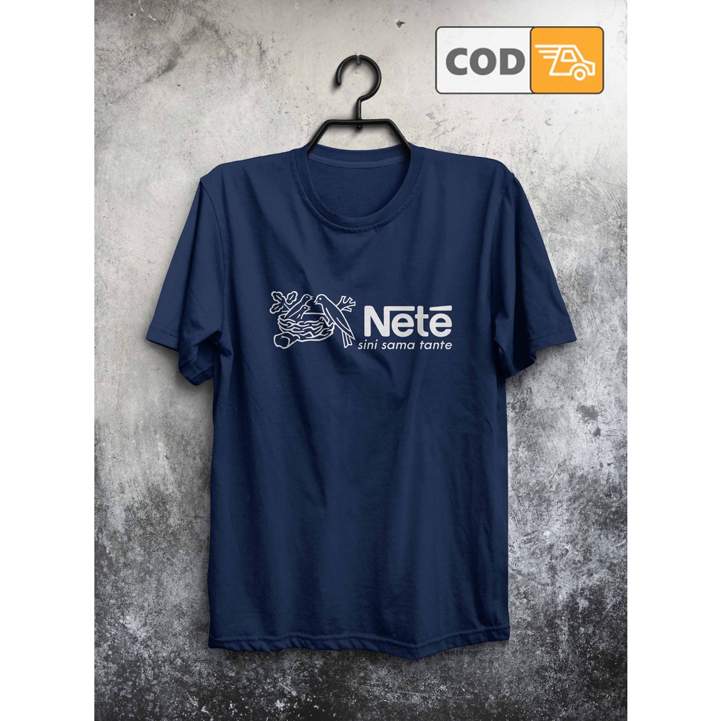 Jual Kaos Lucu Nete Cotton Combed 24s Kaos Plesetan Logo Nestle Kaos ...