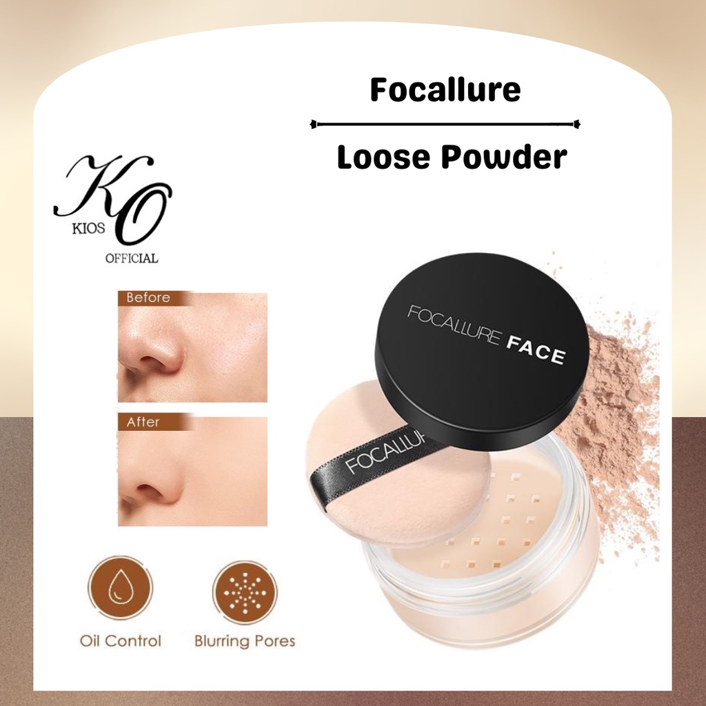 Jual Focallure Super Fine Loose Setting Powder / Bedak Tabur | Shopee ...