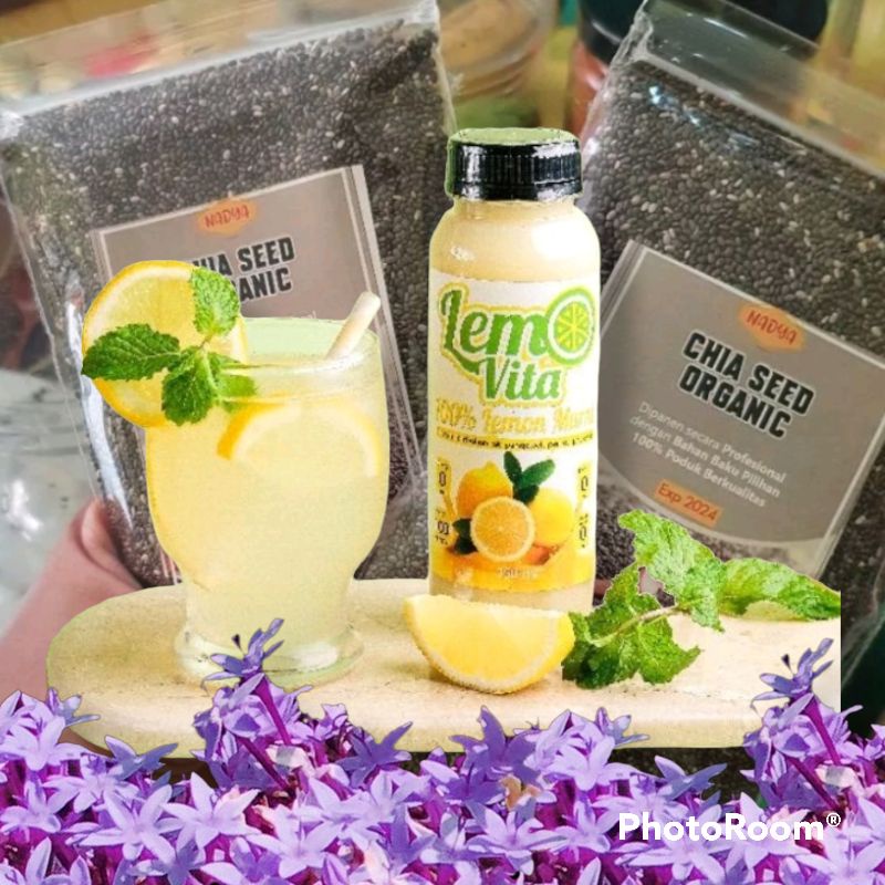 Jual fresh lemovita 250ml//lemon chia seed | Shopee Indonesia
