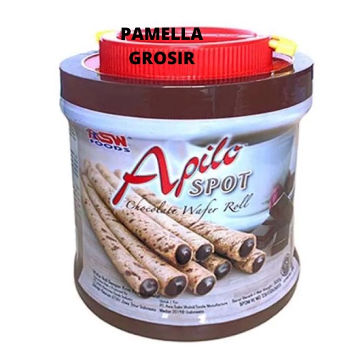Jual APILO SPOT CHOCOLATE WAFER ROLL 500GR SNACK makanan ringan jajanan ...