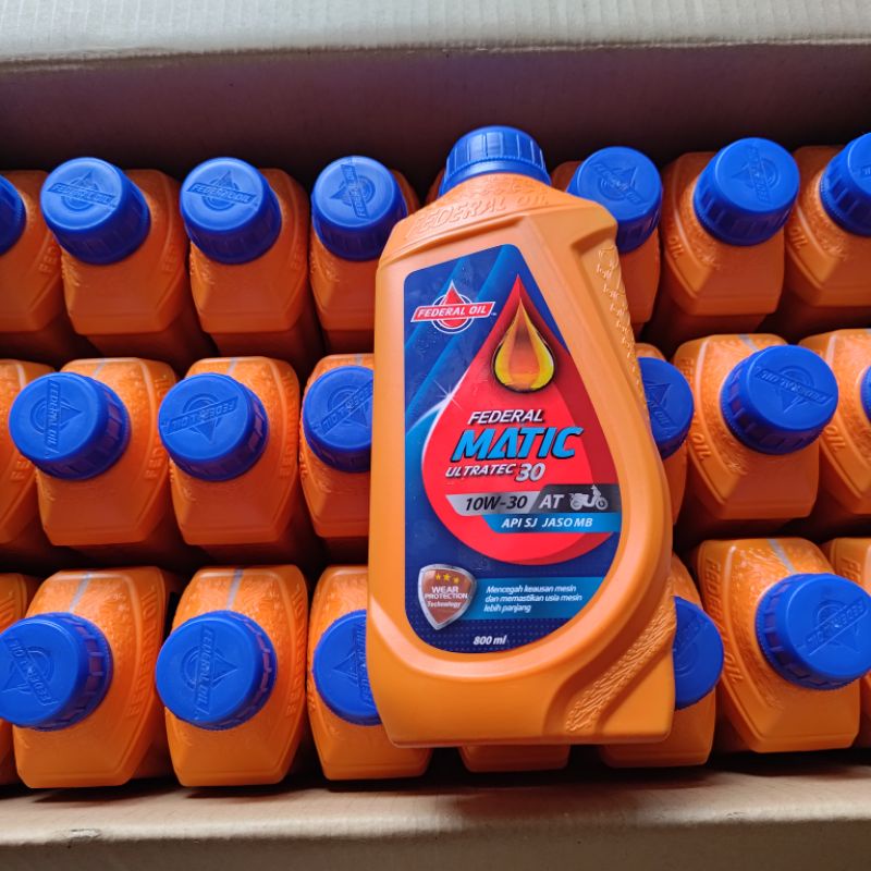 Jual OLI FEDERAL MATIC ORANGE OIL MESIN FED MATIK 800ML 0.8L PERDUS 1 ...
