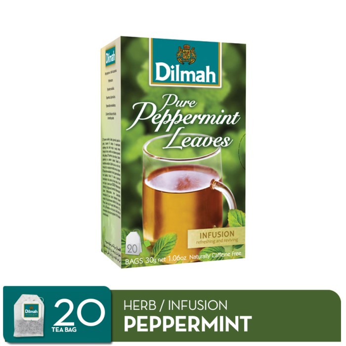 Jual Dilmah Infusion Tea Pure Peppermint - Teh Celup | Shopee Indonesia