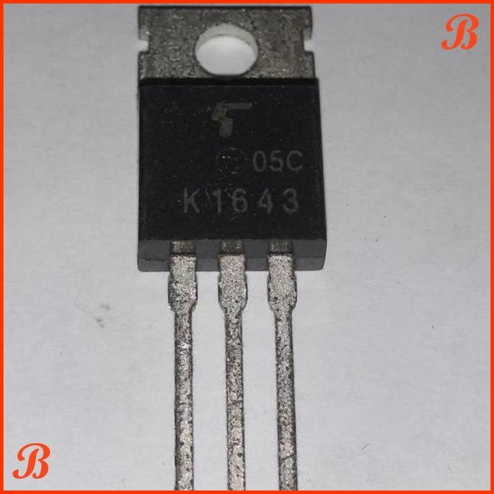 Jual TRANSISTOR K1643 2SK1643 SILICON N CHANNEL MOSFET 900V 5A 125W 2 5OHM | Shopee Indonesia