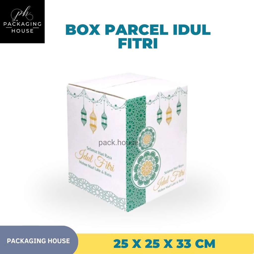 Jual Box 25x25x33cm | Box Parcel Idul Fitri | Kardus Lebaran | Box ...