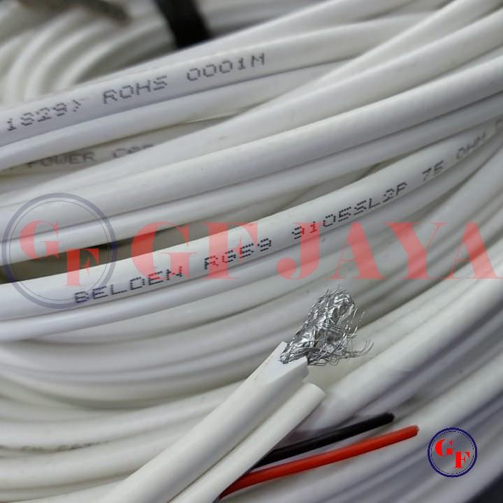 Jual Kabel Belden RG59 9105SL2P Coaxial CCTV Power Cable 75 Ohm Dual ...