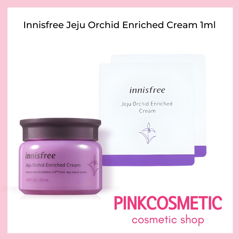Jual Innisfree Jeju Orchid Enriched Cream 1ml | Shopee Indonesia