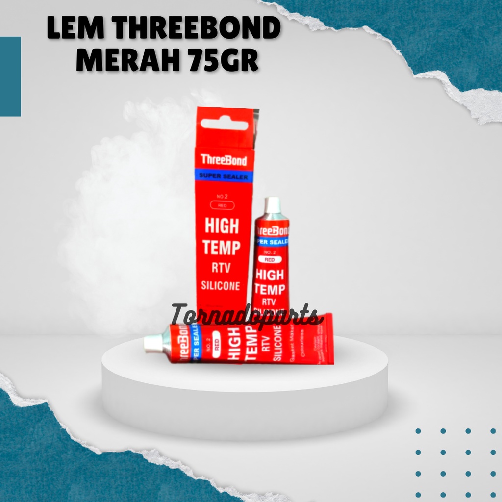 Jual LEM THREEBOND NO 2 RED 75GRAM SILICONE RTV HIGH TEMP SUPER SEALER ...