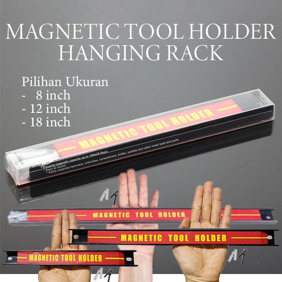 Jual MAGNETIC TOOL HOLDER HANGING RACK - Alat Gantung Perkakas Magnet ...