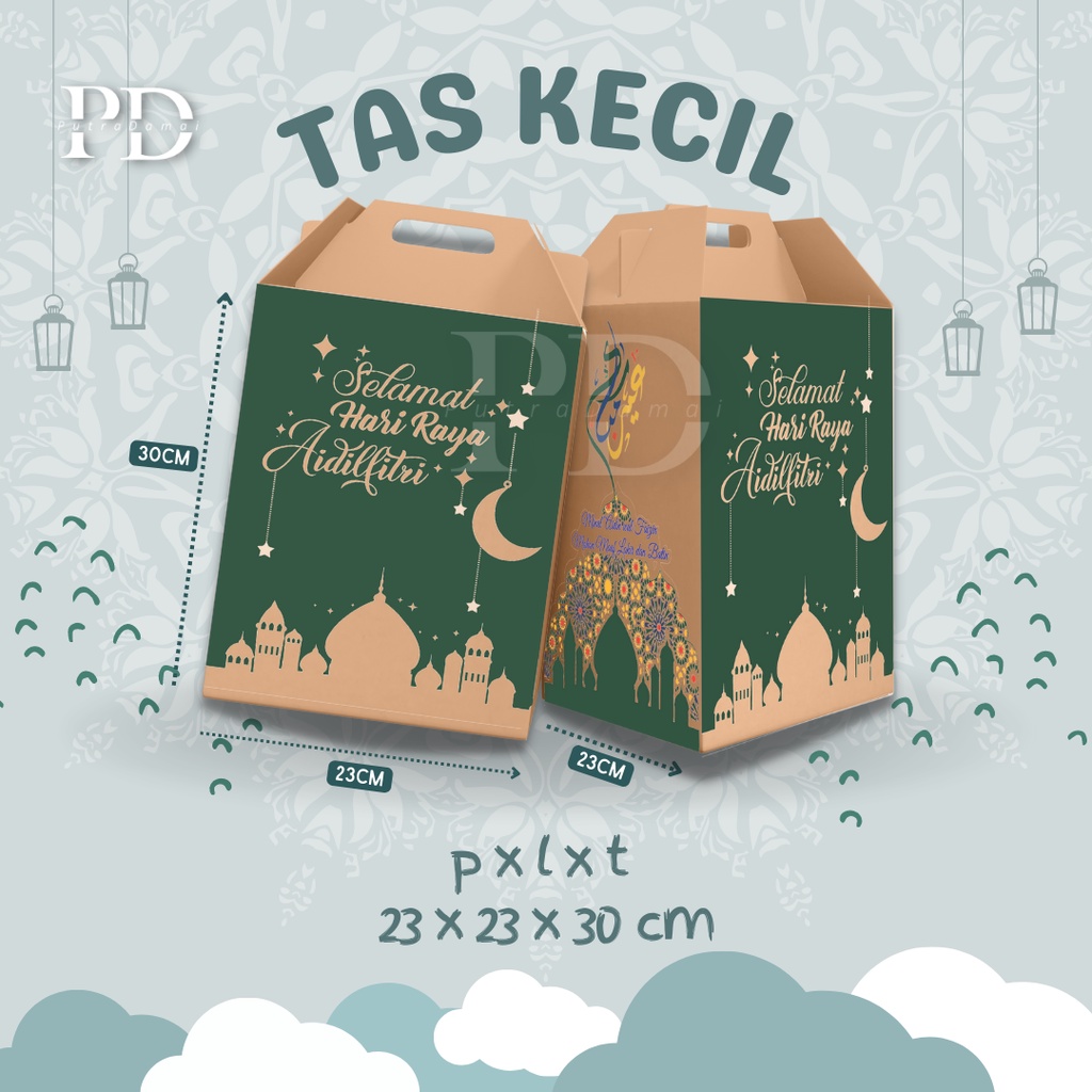 Jual TAS KECIL/MINI Parcel kecil Kardus / Box Tas Lebaran / Box Parcel ...