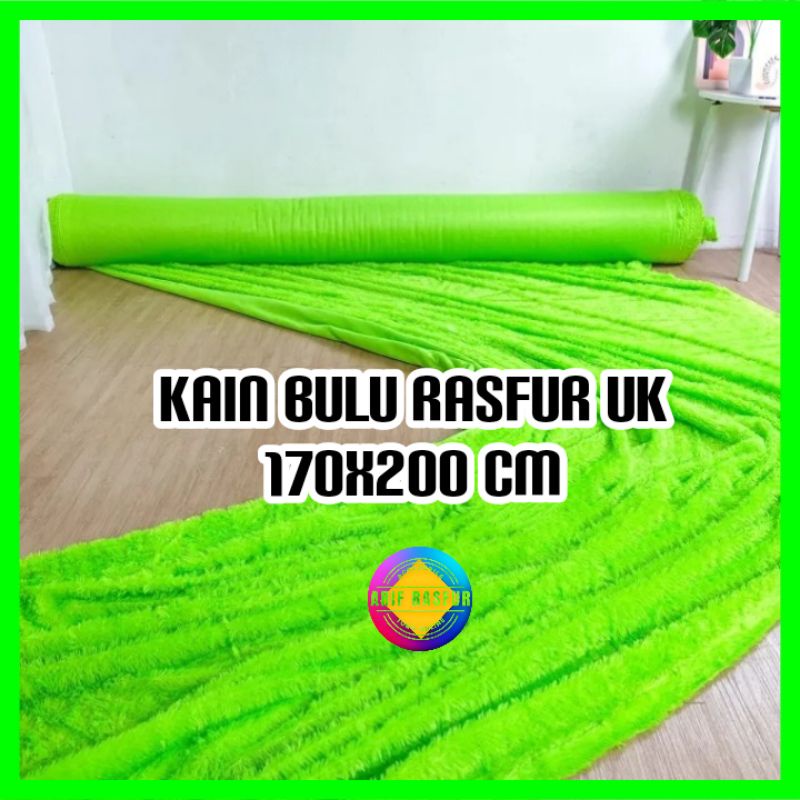 Jual Kain Bahan Jahit Bulu Rasfur Uk P 200 x L 170 Cm Bulu Boneka ...