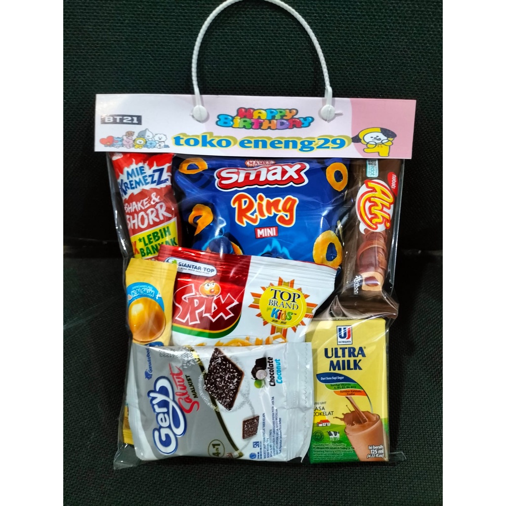 Jual Snack ulang tahun anak paket snack ulang tahun hampers ulang tahun ...