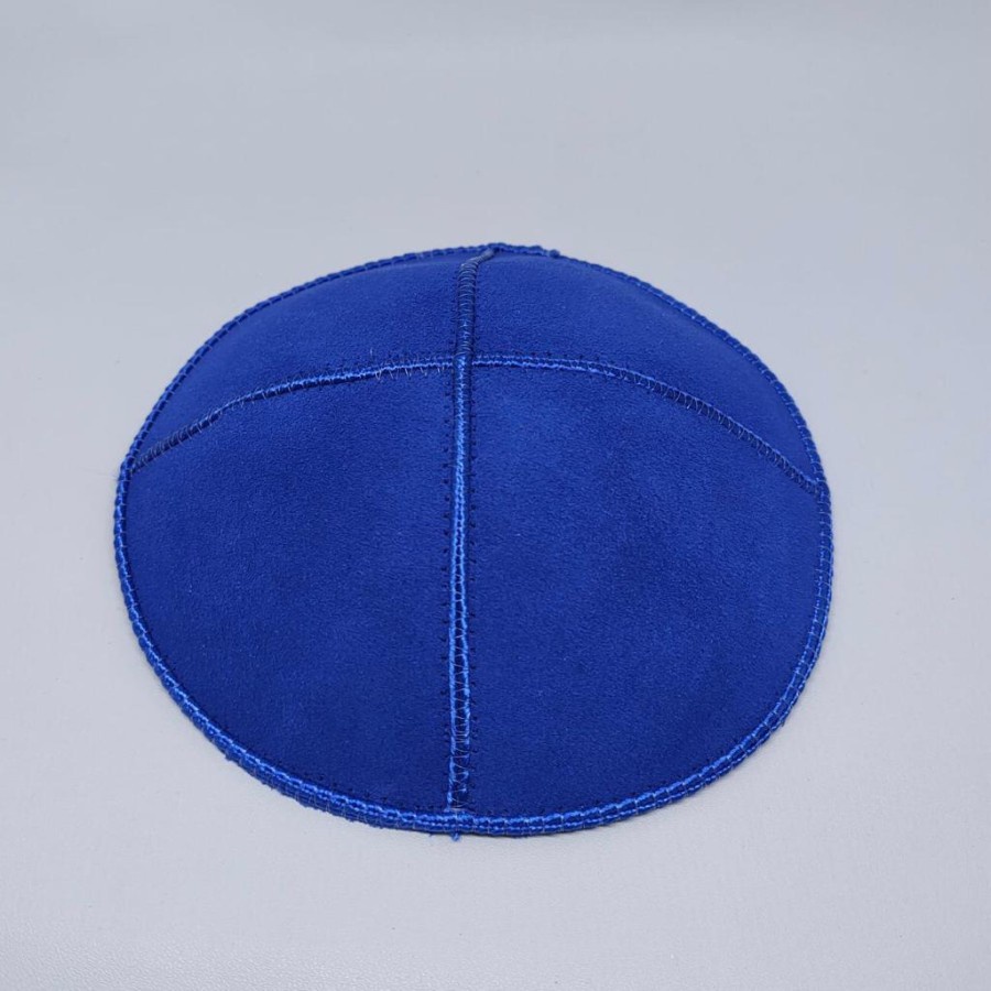 Jual Topi Yahudi BLUE SUEDE Kippah by Israel | Shopee Indonesia