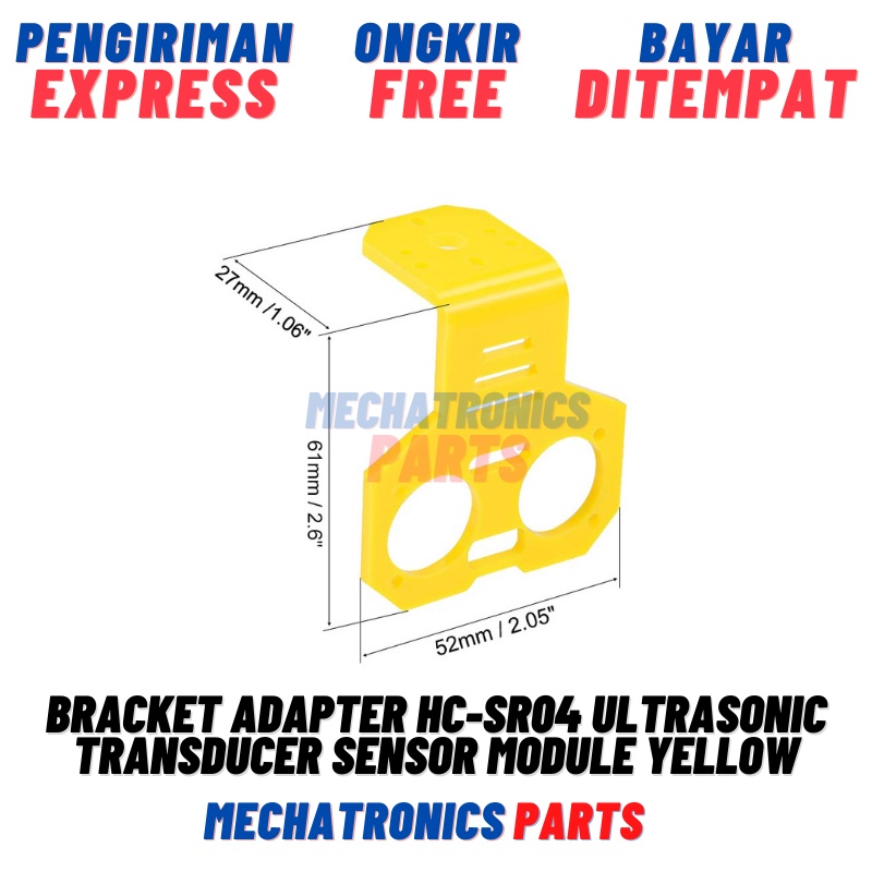 Jual BRACKET ADAPTER HC-SR04 SR04 ULTRASONIC TRANSDUCER SENSOR MODULE ...