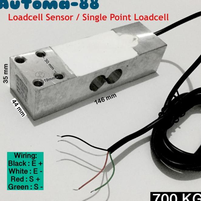 Jual Loadcell 700Kg Load Cell 700 Kg Sensor Timbangan 146Mm X 40Mm X ...