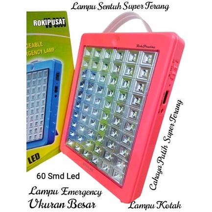 Jual Lampu Emergency 60 SMD Kotak - Lampu Sentuh Led Emergency Kotak ...
