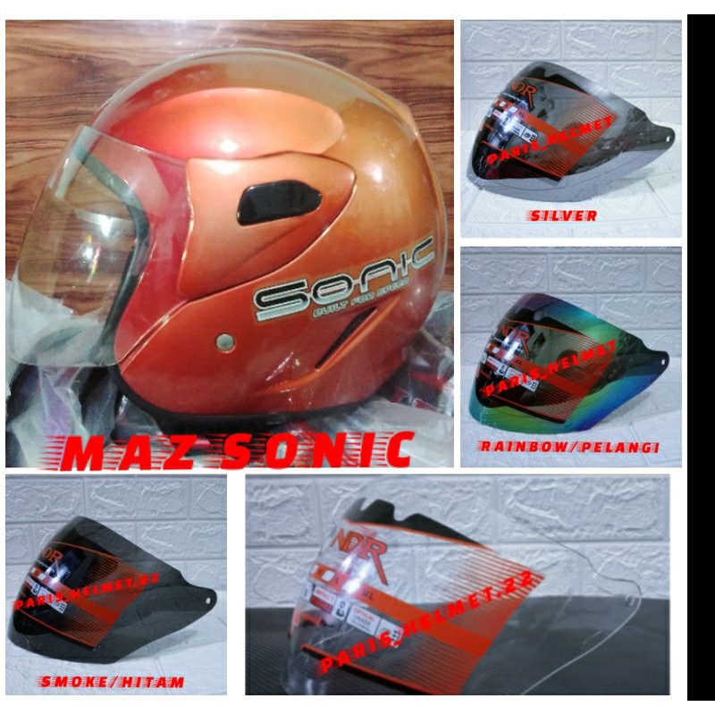Jual kaca helm MAZ Sonic | Shopee Indonesia