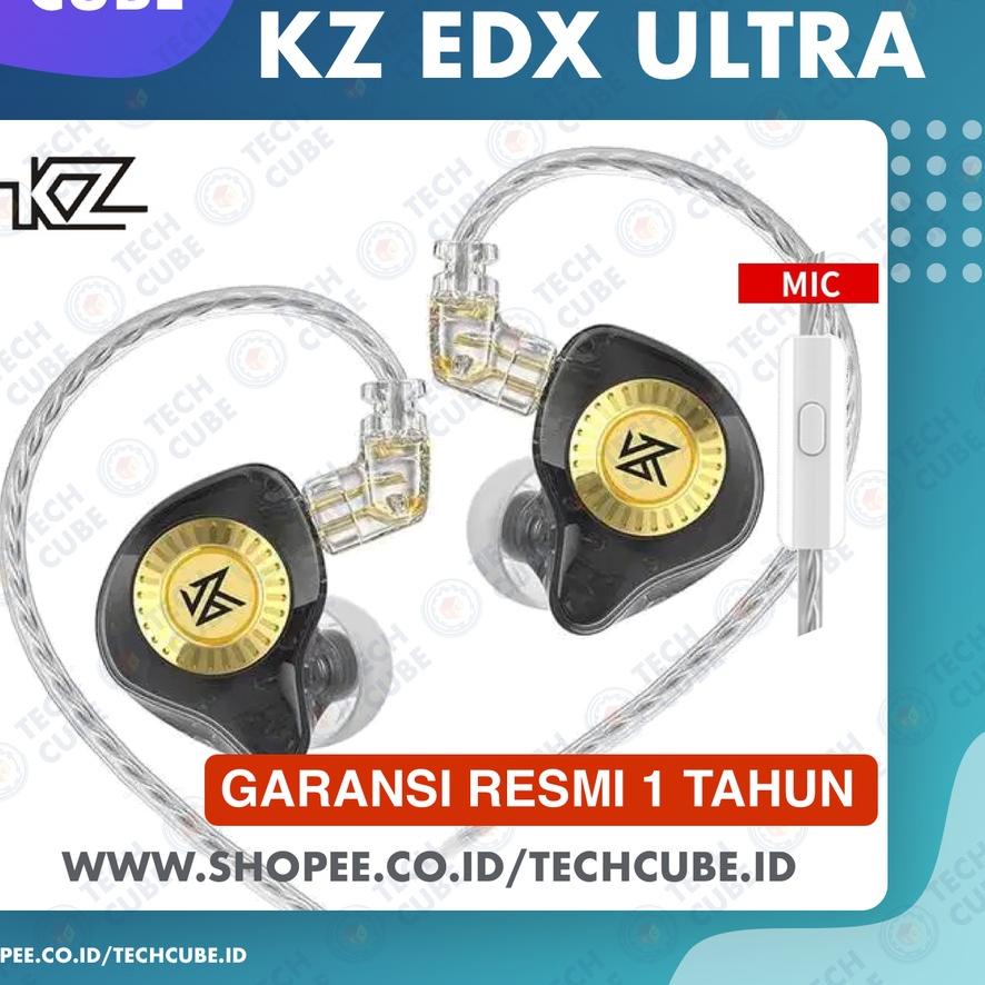 Jual KZ EDX Ultra with Mic Bass Earphone Headset Alt TRN MT1 CCA CRA ...