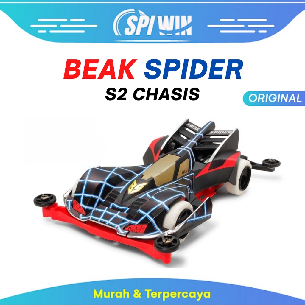 Jual TAMIYA Original BEAK SPIDER PREMIUM SUPER 2 S2 CHASIS Ori MINI 4WD ...