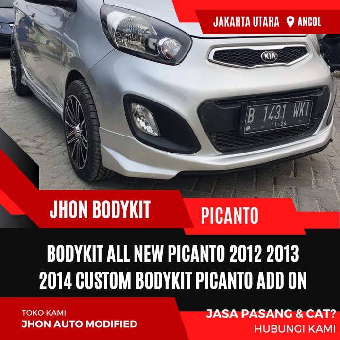 Jual BODYKIT ALL NEW PICANTO 2012 2013 2014 CUSTOM BODYKIT PICANTO ADD ...