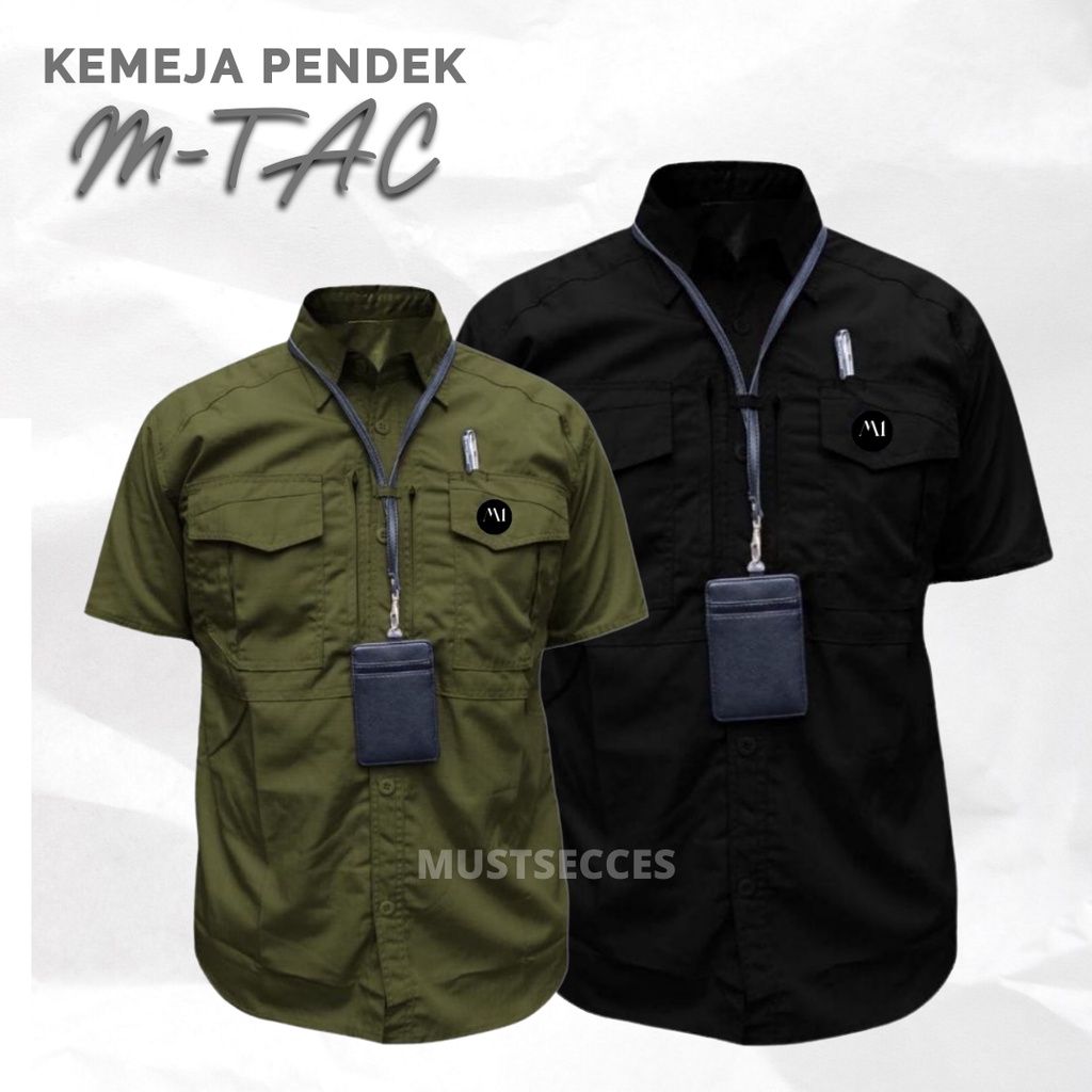 Jual KEMEJA TACTICAL M TAC PENDEK / KEMEJA TACTICAL OUTDOR / KEMEJA ...